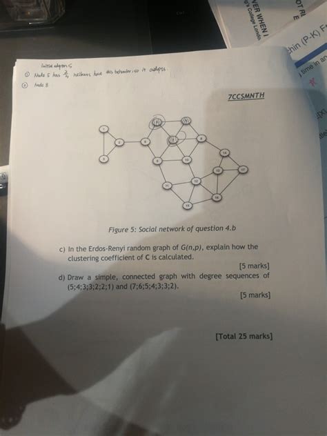 Solved Figure 4 Graph Of Question 4 A B Consider The Chegg Com