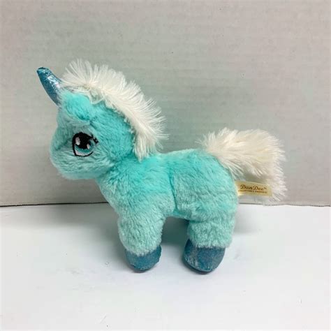 Dan Dee Toys Dan Dee Collectors Choice Blue Plush Unicorn Stuffed