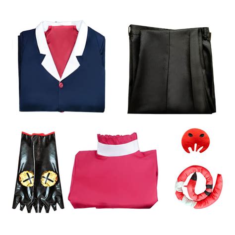 Hazbin Hotel Cosplay Costume Helluva Boss Outfit Blitzo Halloween