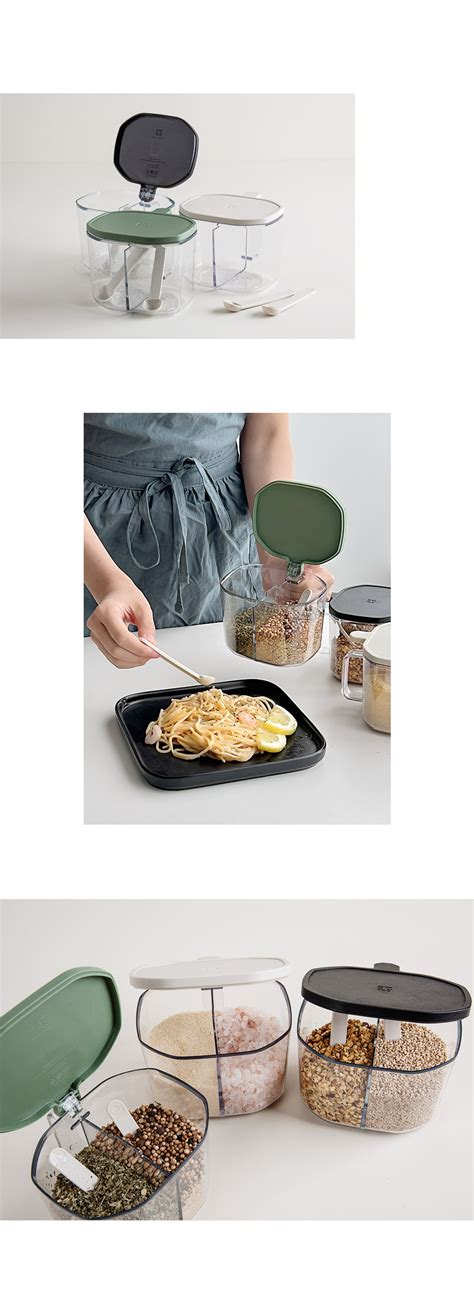 Multi Partition Seasoning Container 09