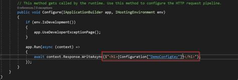 ASP NET Core Basics Accessing Configuration Settings From Multiple Sources