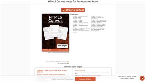 Html5 Canvas Notes For Professionals Online Playground