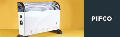 Pifco Kw White Convector Heater Heat Settings Free Standing Portable Electric Convector