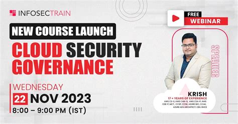 New Course Launch Cloud Security Governance Saksham Kumar Posted On