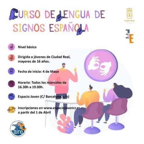 Curso LSE Lengua de Signos Española nivel básico en el Espacio Joven de