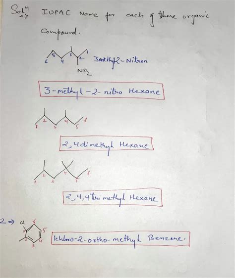 [Solved] . Give the IUPAC name for each of these organic compounds: § N02... | Course Hero