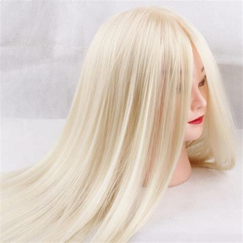 Cap Manechin Cu Par Natural Si Lungime 80cm Par Blond