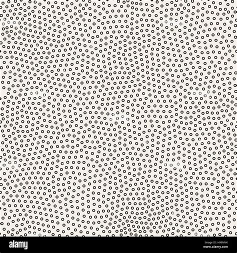 Vector Seamless Black And White Dots Jumble Pattern Stock Vector Image