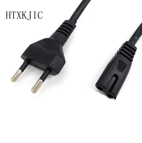 M Europe European Eu Plug Power Supply Cable Prong Power Outlet Cord Iec Iec C