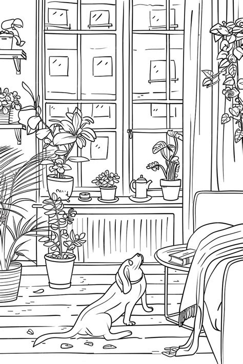Páginas Para Colorir Para Adultos Para Imprimir E Colorir Generative Ai