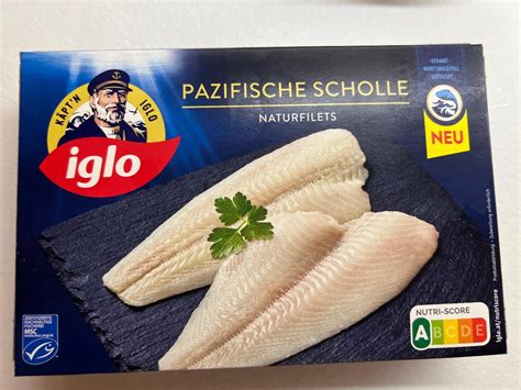 Pazifische Scholle Naturfilets Iglo kalórie kJ a nutričné hodnoty KalorickéTabuľky sk