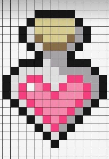 Зелье по клеточкам In 2023 Pixel Art Pattern Easy Pixel Art Pixel