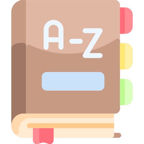 Diccionario Iconos Gratis De Educación