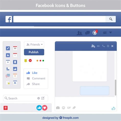 Facebook Search Bar Icon At Vectorified Collection Of Facebook