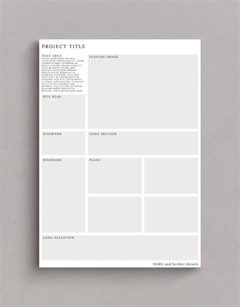 Architecture Presentation Board Templates Presentation Board Design Architecture Presentation