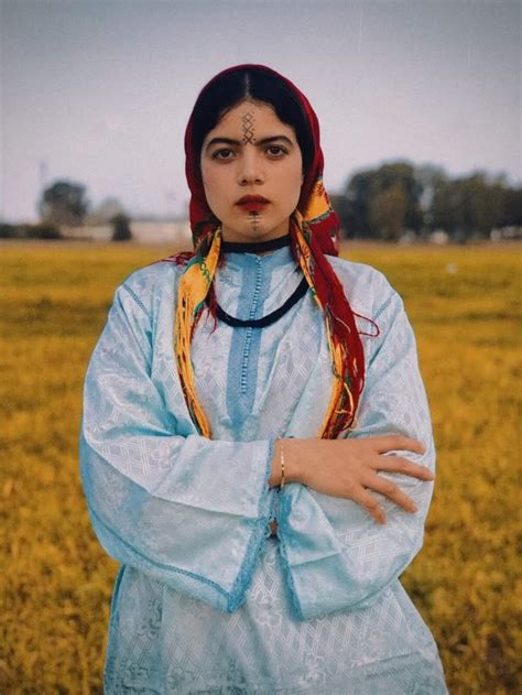 Amazigh Donne Elegante Marocco