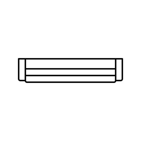 Electric Lamp Ceiling Line Icon Vector Illustration 21160647 Vector Art