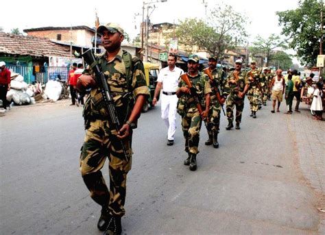 Paramilitary Forces Personnel Conduct A Route March