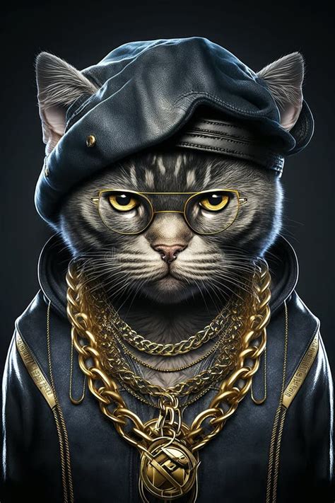 Rapper Cat Illustration Stock Illustrations 215 Rapper Cat Illustration Stock Illustrations