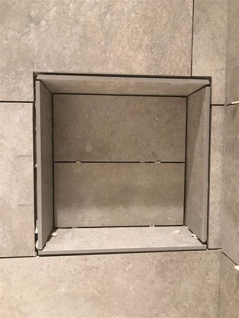 Shower Niche I Wanted Clean Edges With My Tile