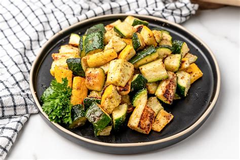 Oven Roasted Zucchini And Squash Oh My Veggies