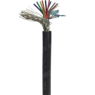 1 เมตร TW 2464 BS 28AWG 10C สดำ Black สายมลตคอร 10 คอร ขนาด