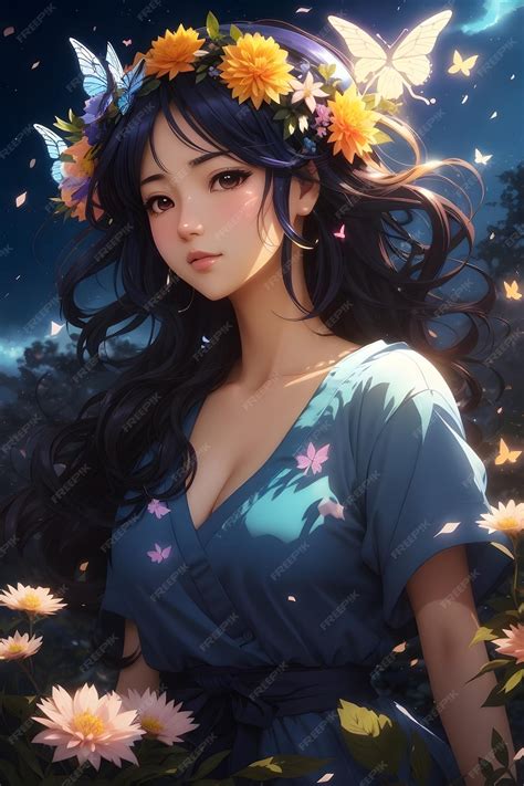 Premium Ai Image Anime Girl Portrait Wallpaper Cute Anime Girl Anime