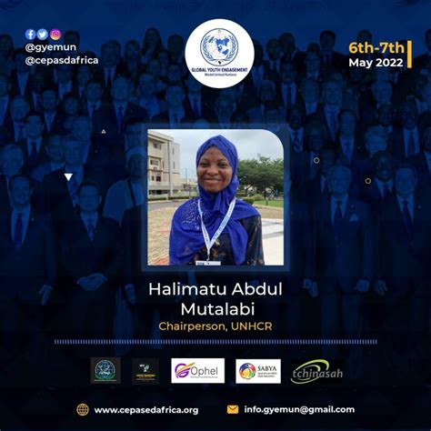 Linkedin Halimatu Abdul Mutalabi 페이지 Unhcr Modelunitednations Sdgs Munrefugeechallenge