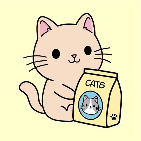 Colección De Gatos A Color Vector Premium