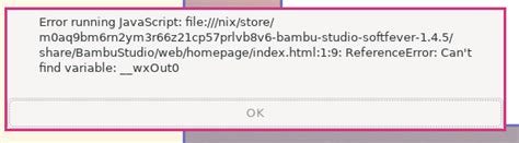 linux start up `error index 1 9 referenceerror can t find