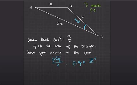 Ib Math Aa Triangular Areas — Think Smart