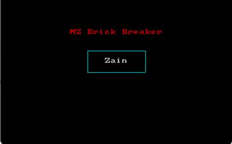 Github Zainulabideen1122brick Breaker Game Is Consist Of A Simple