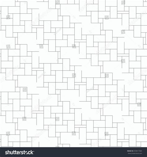 Modernist Uneven Grid Pattern Stock Vector Royalty Free 359817365
