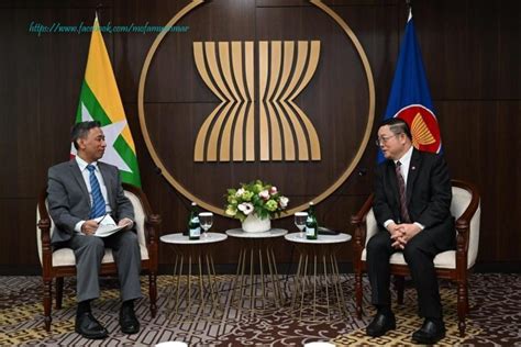 Myanmar Permanent Representative Meets Asean Secretary General In