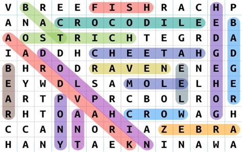 Word Search Puzzles