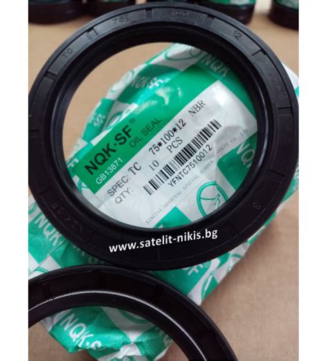 Oil seal AS 75x100x12 NBR NQK.SF/China - SATELLITE NIKIS