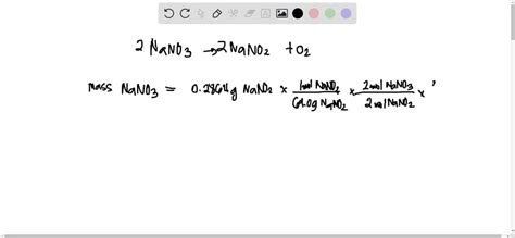 Solved A 04230 G Sample Of Impure Sodium Nitrate Was Heated