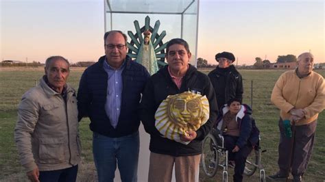 Se Entronizó Réplica De Virgen De Luján Que Estuvo En Malvinas En