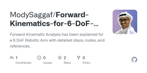 Github Modysaggaf Forward Kinematics For 6 Dof Robotic Arm Forward Kinematic Analysis Has