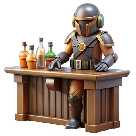 3d Illustration Fantasy Barkeep 56263603 Png