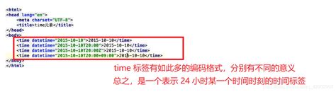 Html 学习之：新增主体结构元素 Article Section Nav Aside Time Pubdatehtml中
