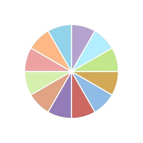 Premium Vector Various Pie Charts For Graphic Information