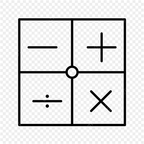 수학 기호 라인 블랙 아이콘 수학 클립 아트 라인 아이콘 검은 아이콘 Png 일러스트 및 벡터 에 대한 무료 다운로드 Pngtree