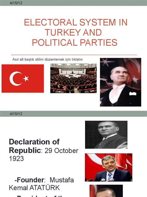 Electoral System In Turkey And Download Free Pdf Justice And