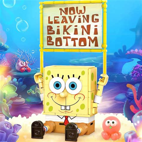 Sembo™ 612202 Spongebob Squarepants Brick Set Kazi Block