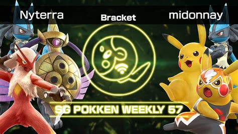 SGPW v 57 Pokkén DX 3v3 Bracket Nyterra vs midonnay YouTube