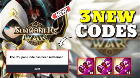 3 NEW SUMMONERS WAR PROMO CODES AUGUST 2022 SUMMONERS WAR CODES
