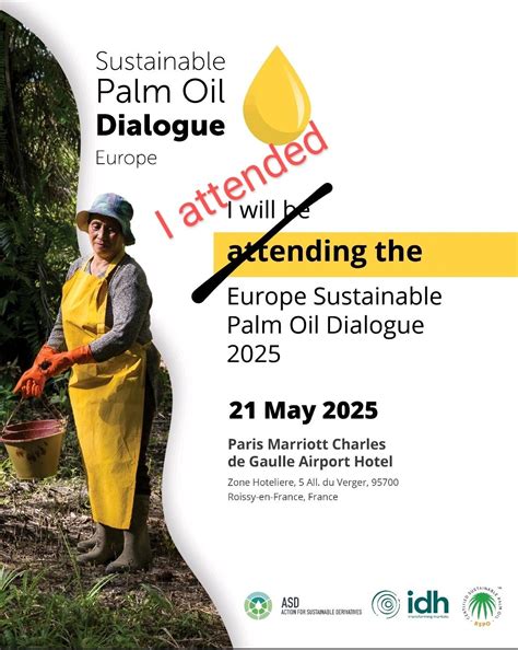 Yesterday I Attended The Sustainable Palm Oil Dialogue Event Where Inspiring Speakers