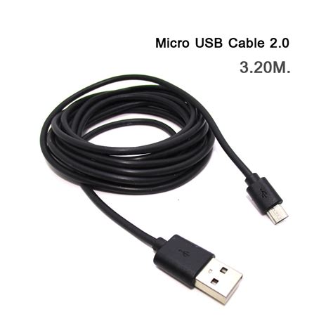สาย Micro USB 2 0 Cable ความยาว 3 เมตร Shopee Thailand