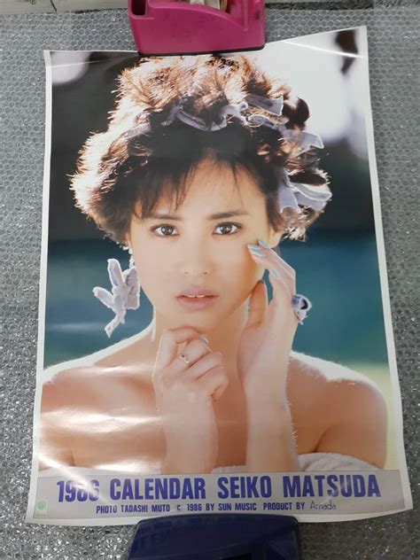 代購代標第一品牌－樂淘letao－【nh41】松田聖子 1986年カレンダー サイズ約 縦73x横52cm 昭和レトロ アンティーク